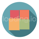 Flat Cube - Build GIF, SVG, APNG, CSS and Lottie Ajax Preloaders with Loading.io